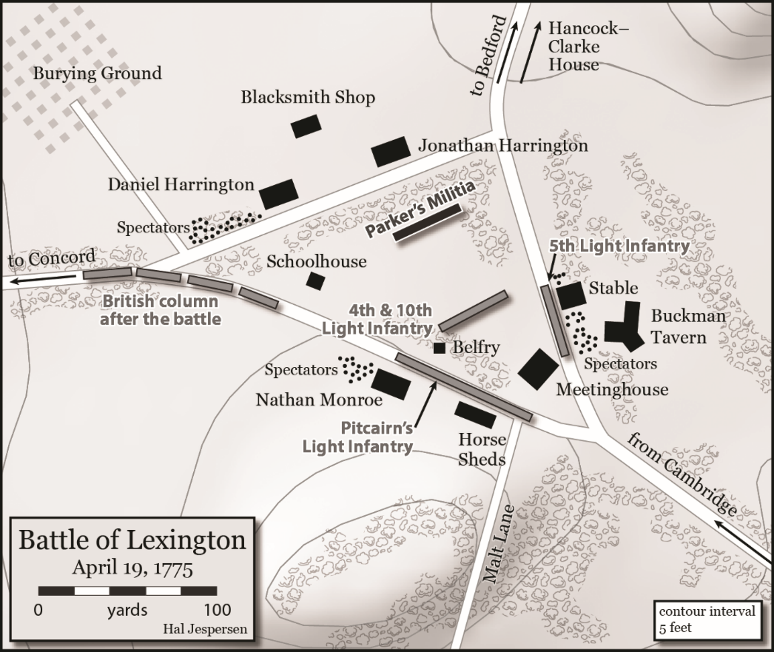Cradle of the Revolution: Boston to Lexington and Concord - Blue and ...